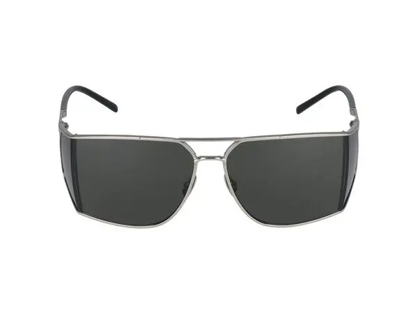 Saint Laurent Sl 750 Sunglasses - Silver Silver Grey