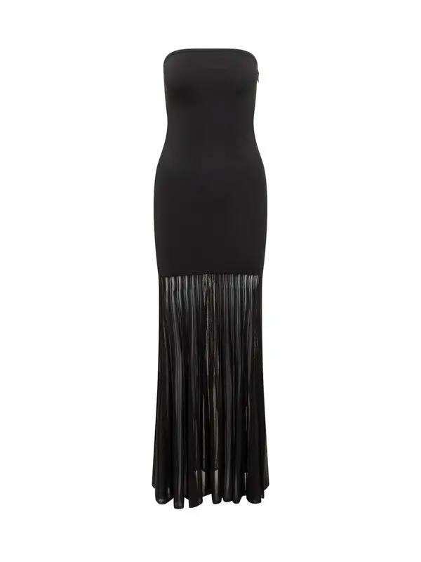 Buy Michael Kors Maxi Tube Dress - Black At 43% Off