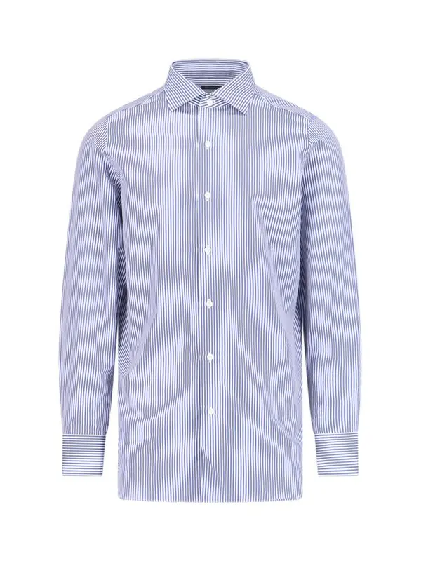 FINAMORE 1925 Shirts - Blue