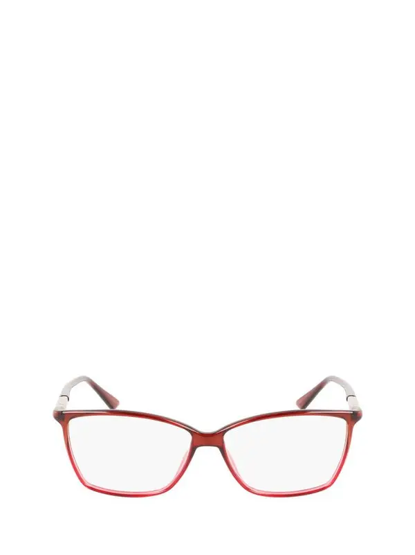 Calvin Klein Rectangular Eyeglasses - Red
