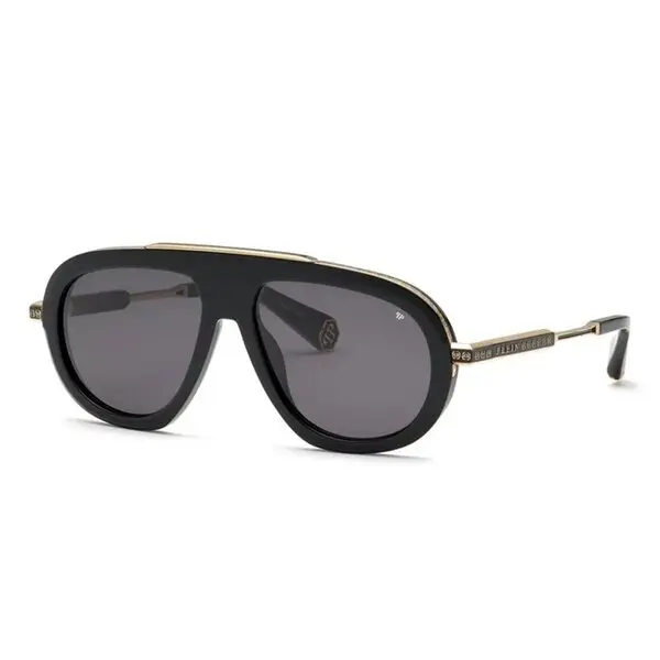 Philipp Plein Aviator Sunglasses - Black