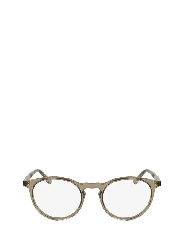 Calvin Klein Rounded Eyeglasses - Transparent Beige