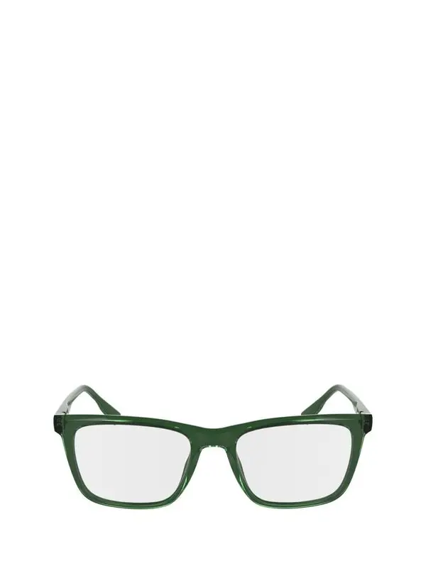 Lacoste Acetate Square Frame Eyeglasses - Transparent Green