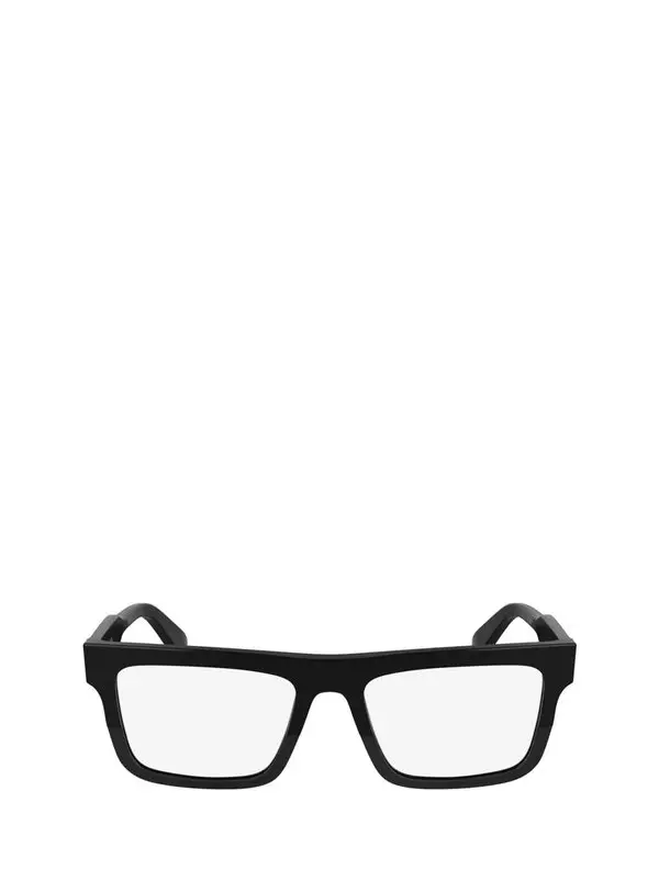 Calvin Klein Rectangle Eyeglasses - Black