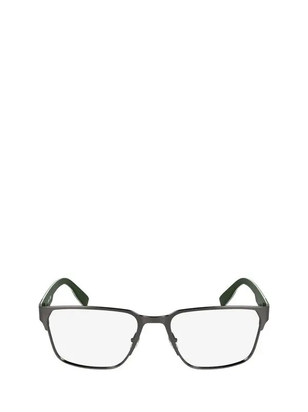 Lacoste Rectangular Eyeglasses - Matte Dark Gunmetal