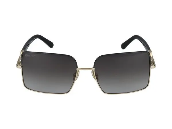 FERRAGAMO Sunglasses - Gold/black