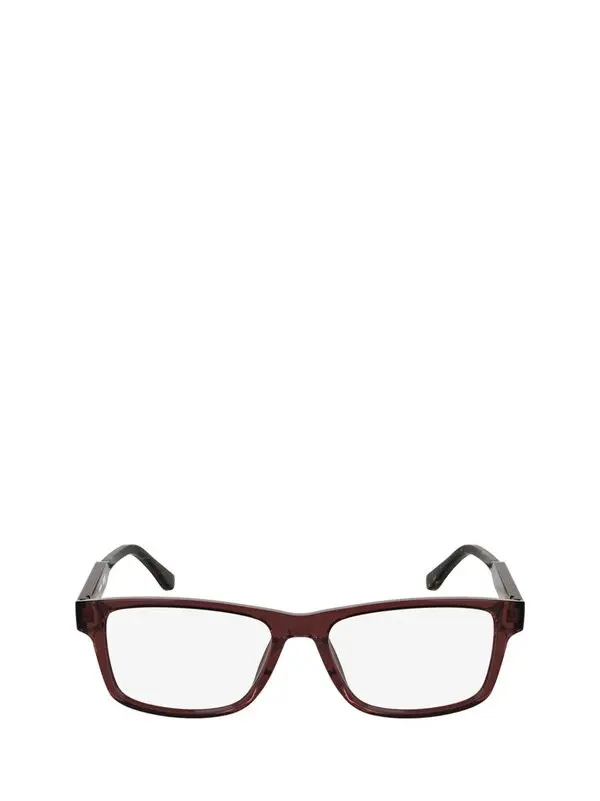 Lacoste Rectangular Eyeglasses - Transparent Burgundy