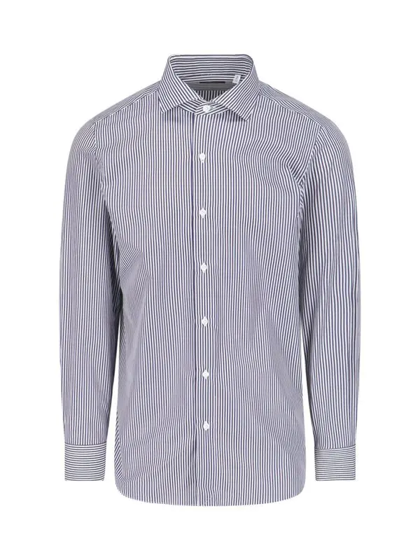 FINAMORE 1925 Shirts - Blue