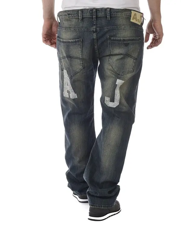 Emporio Armani Denim Pants In Navy 33% Off Editorialist
