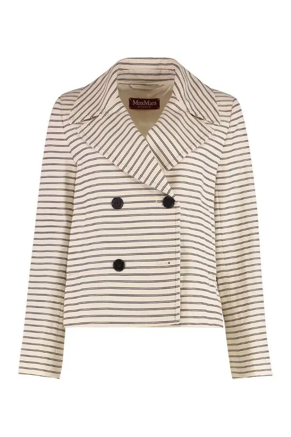 Max Mara Assuan Double-breasted Jacket - Beige