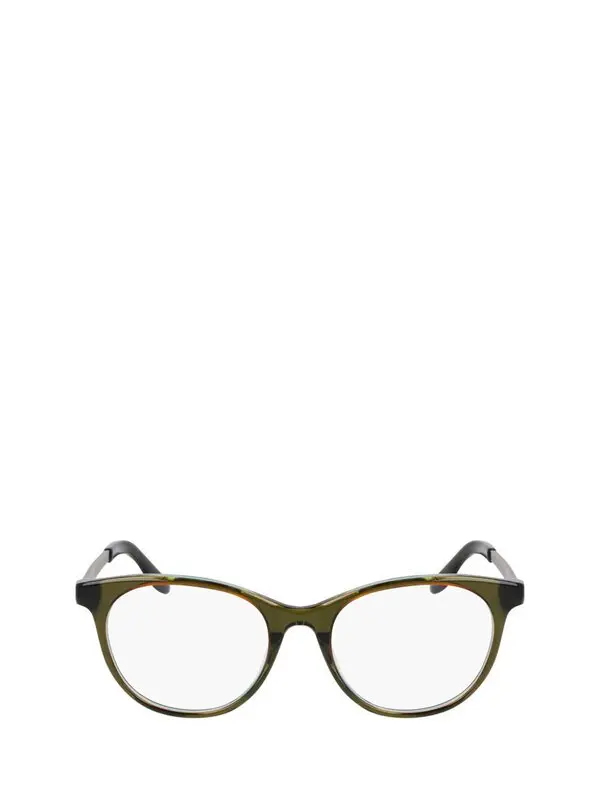 Nike Cat-eye Eyeglasses - Olive / Blue Laminate