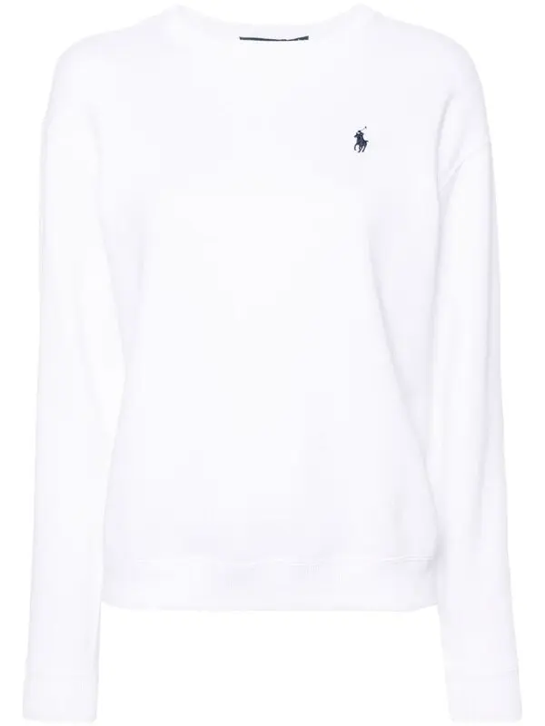 Polo Ralph Lauren Embroidered Sweatshirt - White