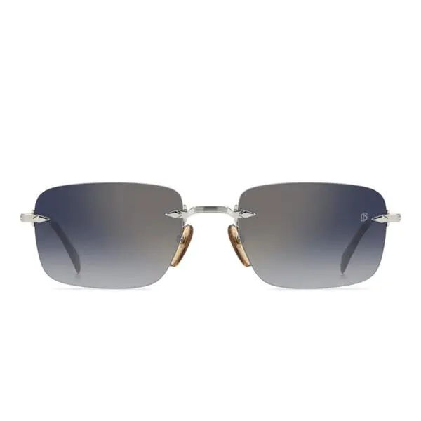 DB EYEWEAR BY DAVID BECKHAM Rectangle Sunglasses - Gray