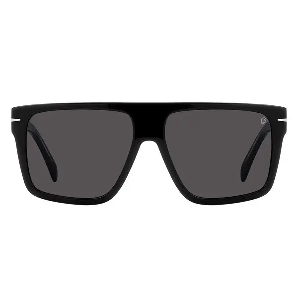 DB EYEWEAR BY DAVID BECKHAM Square Frame Sunglasses - Black