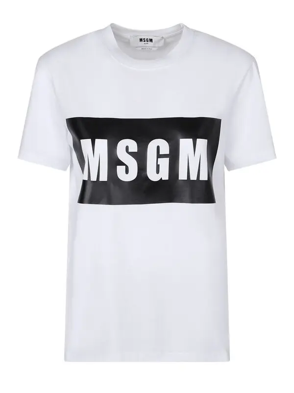 MSGM Cotton T-shirt - White