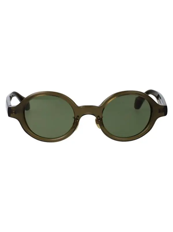 Giorgio Armani Oval Sunglasses - 60612a Transparent Green