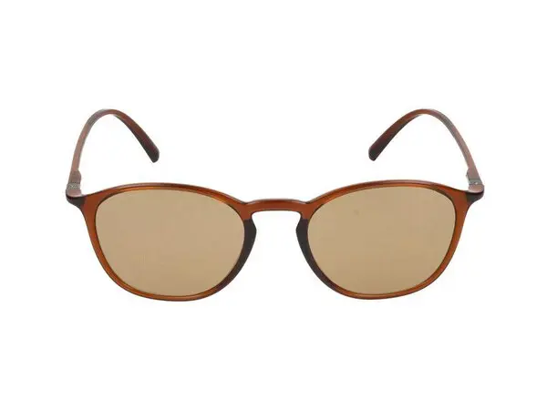 Giorgio Armani Round Frame Sunglasses - Brown Transparent