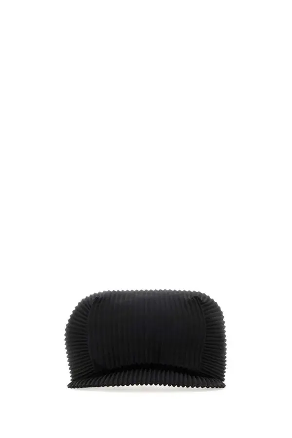 Issey Miyake Pleated Baseball Cap - Black