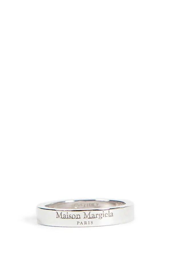 MAISON MARGIELA Logo Reference Ring - Silver