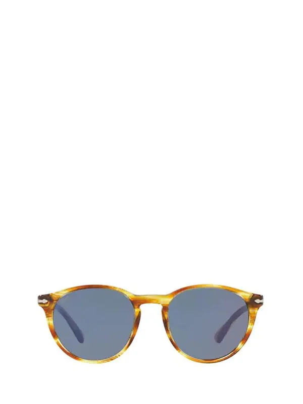 Persol Sunglasses - Brown Striped Yellow