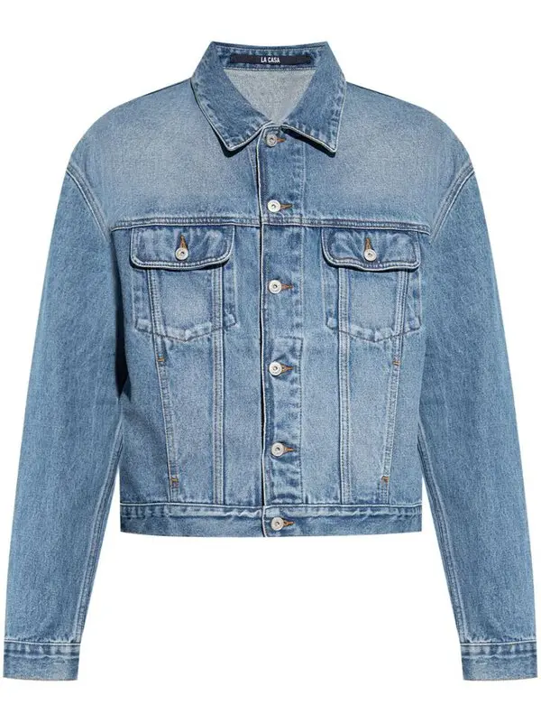 Jacquemus Washed Denim Jacket - Blue Tabac