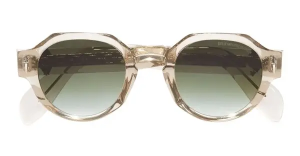 CUTLER & GROSS Sunglasses - Transparent Beige