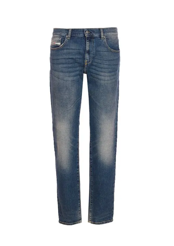 Diesel D-struck Slim Fit Jeans - Blue