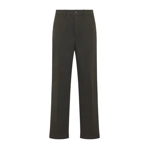 Dries Van Noten Piers Wool Pants - Green
