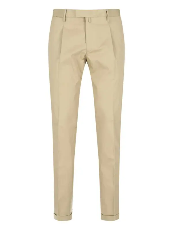 BRIGLIA 1949 Trousers Tailored Fit - Beige