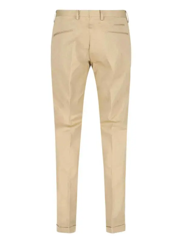 BRIGLIA 1949 Trousers Tailored Fit - Beige