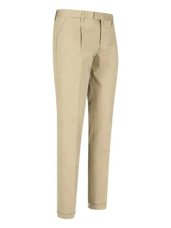 BRIGLIA 1949 Trousers Tailored Fit - Beige