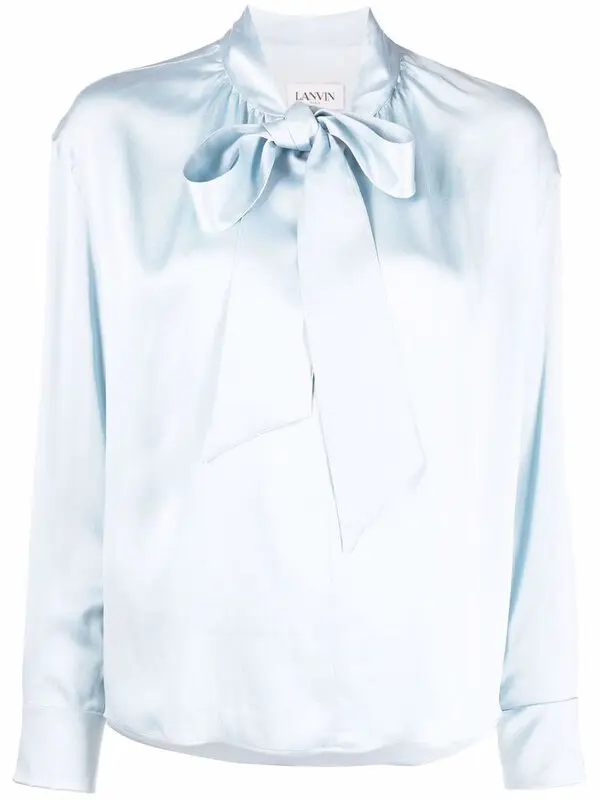 LANVIN Silk Top - Blue