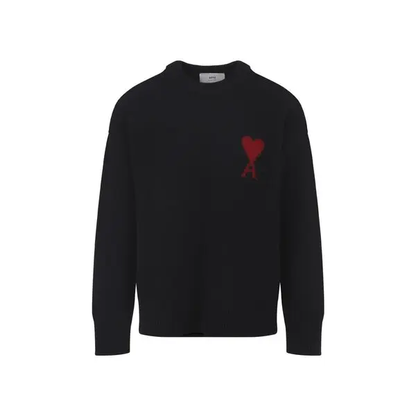 Ami Cashmere Sweater - Black