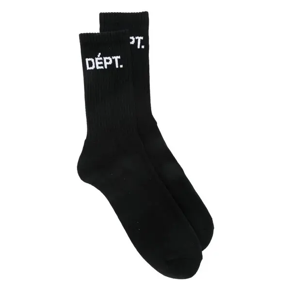 GALLERY DEPT. Letter Graphic Socks - Black