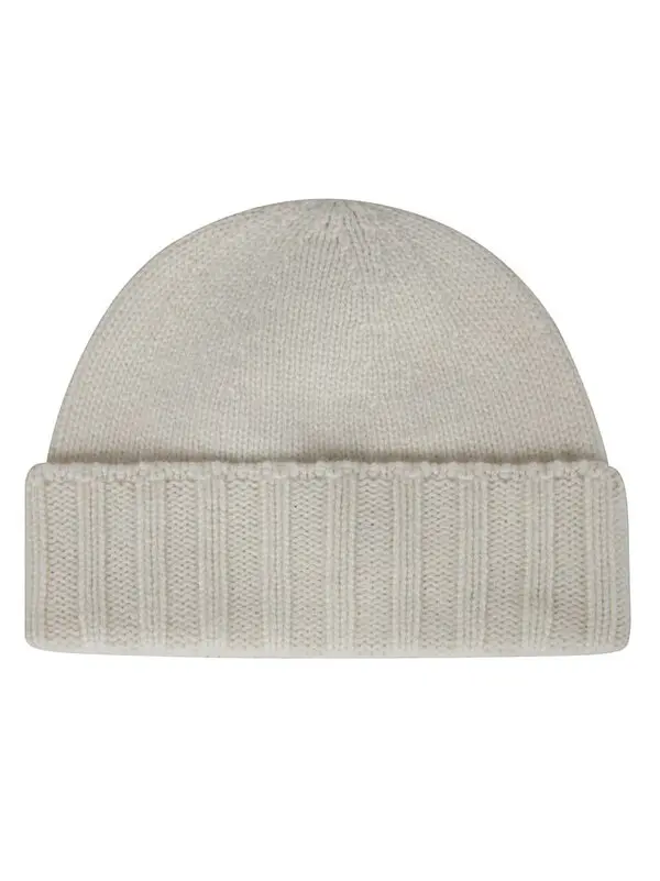 DRUMOHR Cashmere Beanie - White