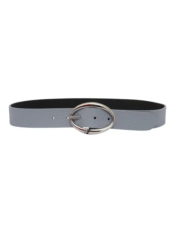 ORTIGNI Leather Belt - Gray