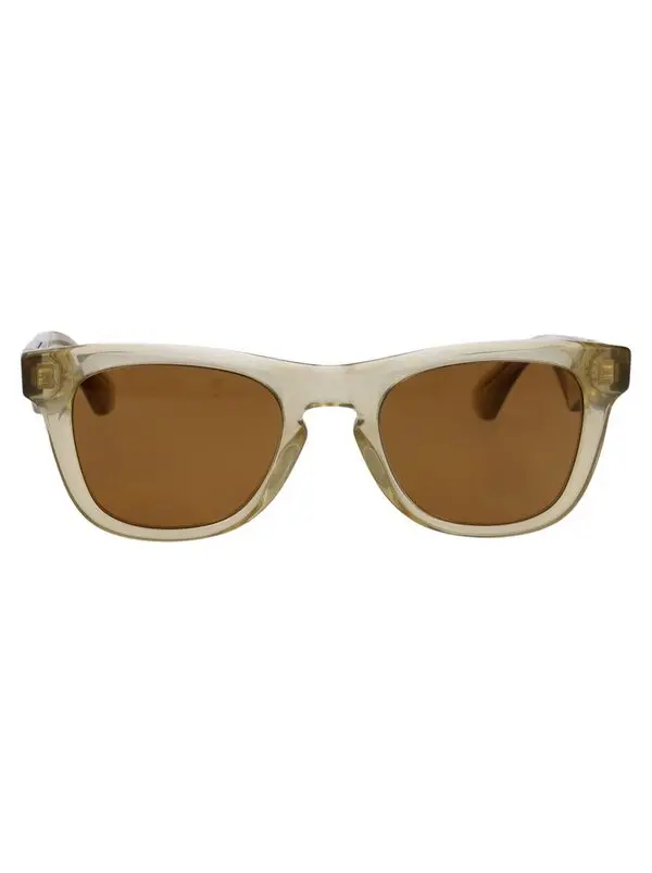 Burberry Acetate Full Rim Sunglasses - Beige