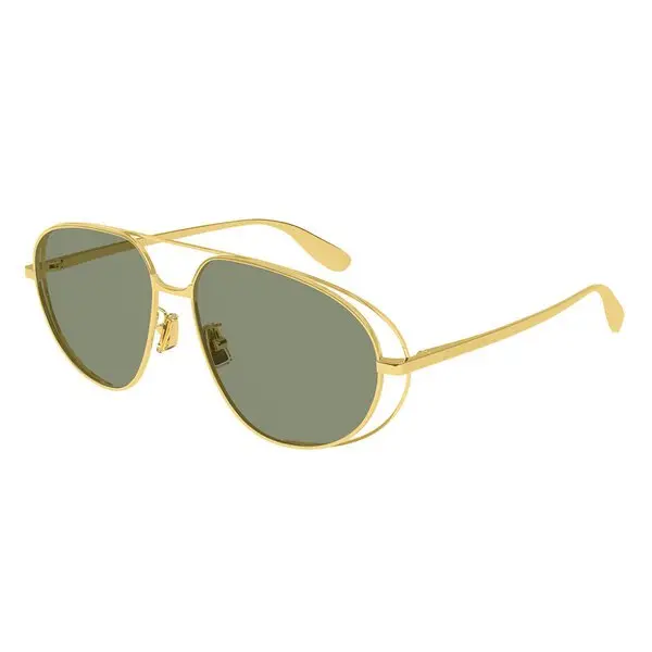 Bottega Veneta Aviator Sunglasses - Gold