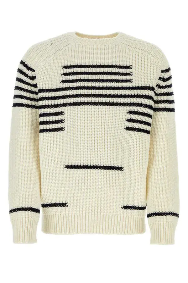 Loewe Striped Knitwear - Offwhitenavy