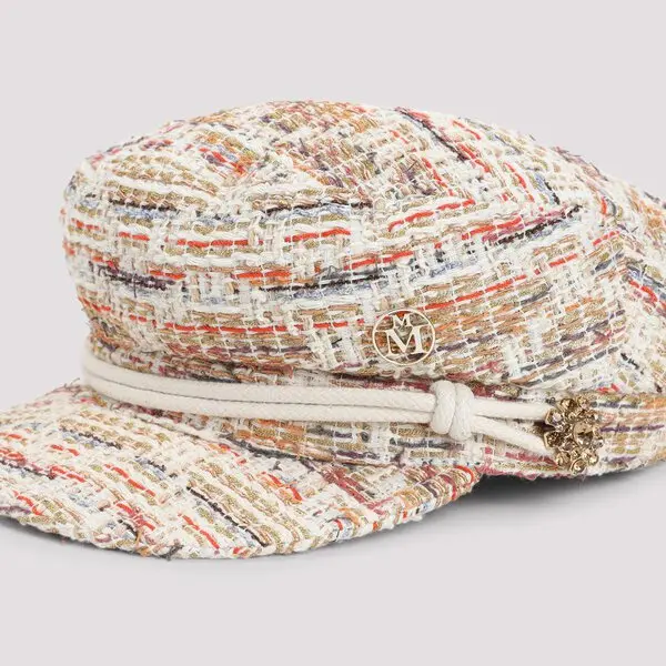 Maison Michel Virginie Panama Fedora Hat In Multicolour - 56  display picture 1