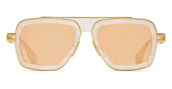 Dita Sunglasses - White, Gold