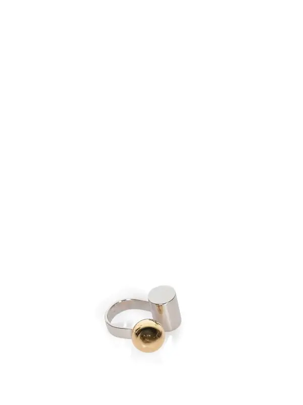 Jacquemus Anello Perlina Oro Arg Ring - Grey