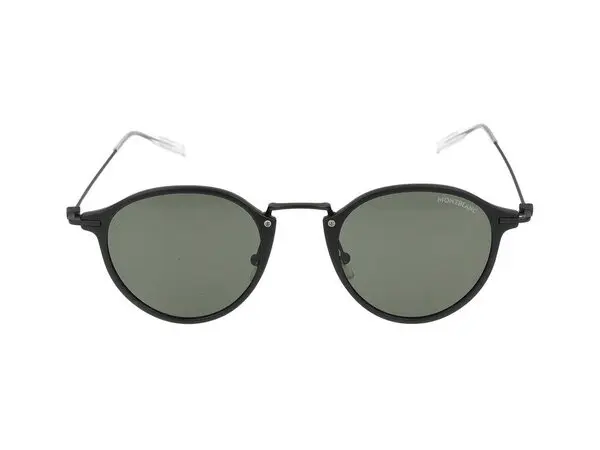 Montblanc Rimless Sunglasses - Black Black Grey