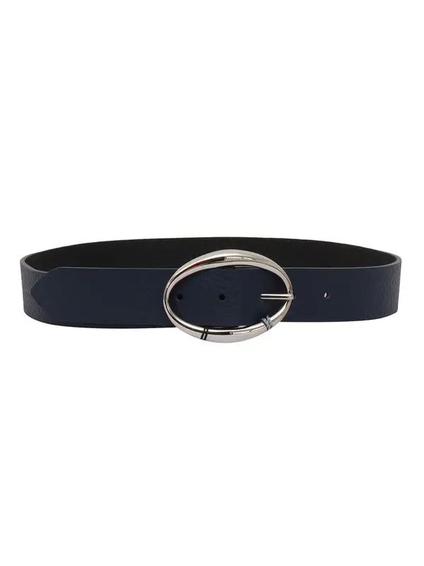 ORTIGNI Leather Belt - Blue