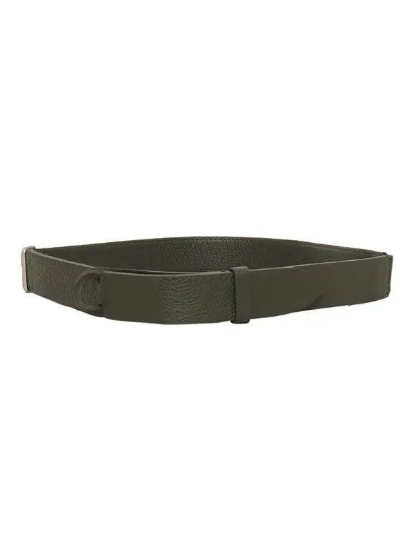 ORTIGNI Leather Belt - Green