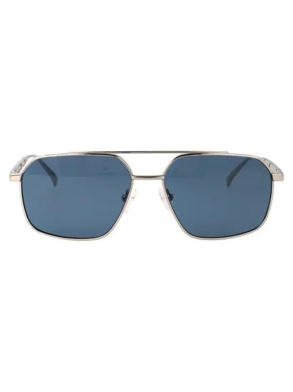 Alexander McQueen Am0477s Sunglasses - Silver-silver-blue