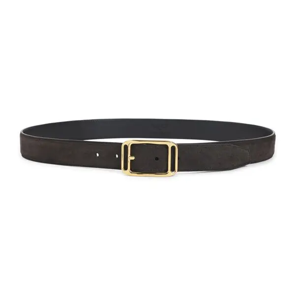 TOM FORD Suede Belt - Beige
