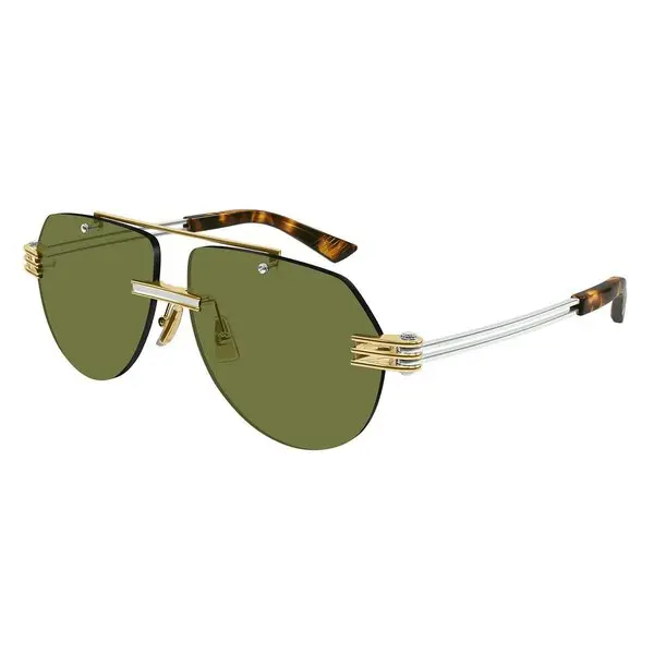 Bottega Veneta Aviator Sunglasses - Gold