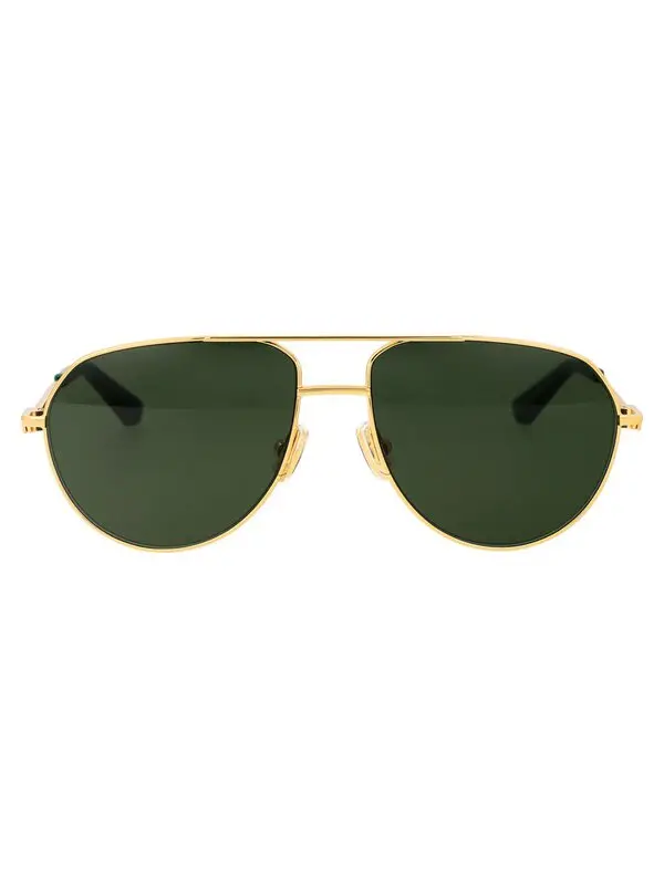 Bottega Veneta Aviator Sunglasses - Gold