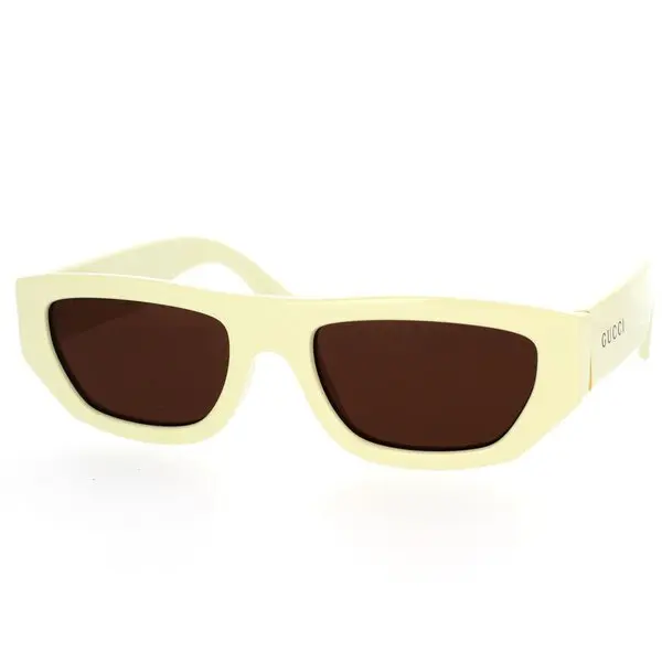 Gucci Irregular Sunglasses Gucci Grey Irregular Ladies Sunglasses GG1431S 001 57  main image 4